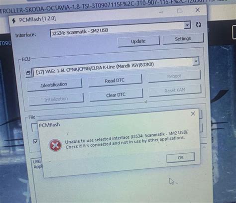 Pcmtuner ‘unable To Use Selected Interface J2534