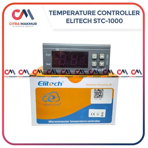 Jual Elitech Temperature Controller Thermostat Kulkas Stc 1000 Sensor Suhu 1 Defrost Panel