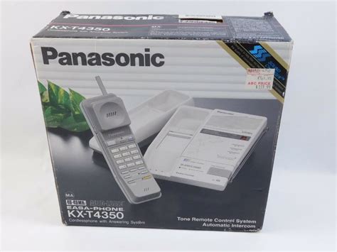 Vintage Panasonic Kx T4350 Cordless Phone With Answering Machine