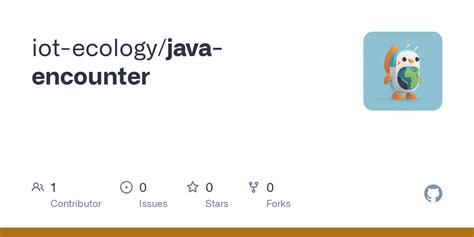 github iot ecology java encounter