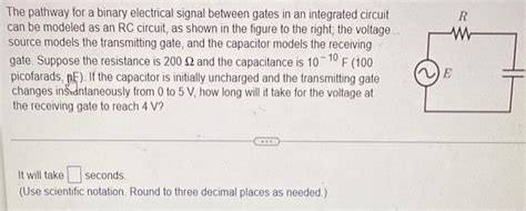 Solved The Pathway For A Binary Electrical Signal Between Chegg