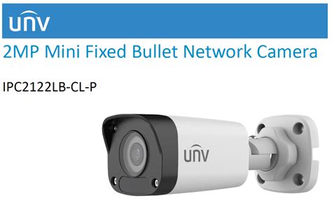 UNV IPC2122LB CL P 2 0MP 4mm 40m IR BULLET IP CAMERA