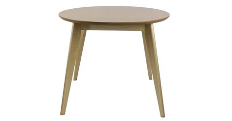 Обеденный стол круглый натуральный Олсон Мини 90 купить за 20431 руб в интернет магазине Dg Home