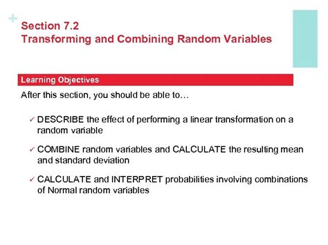 Chapter Random Variables Section