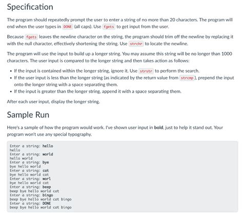 Solved This Program Is Written In C And Will Use A Variety Chegg