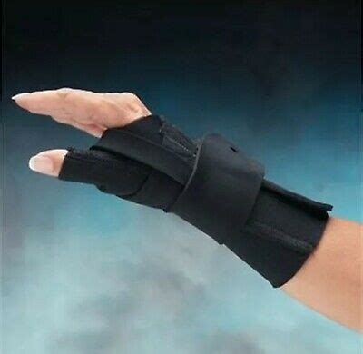 Right THUMB CMC Joint Support Restriction Splint Comfort Cool Size