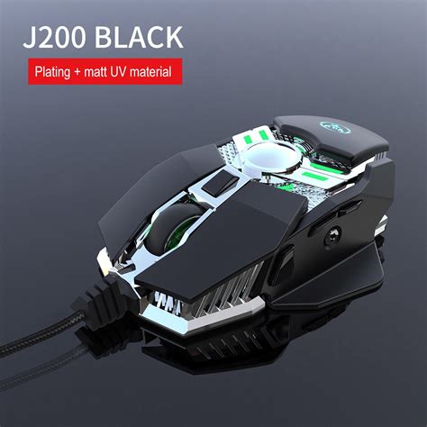 Wired Gaming Mouse Aluminum Computer Mice Gaming R Vicedeal