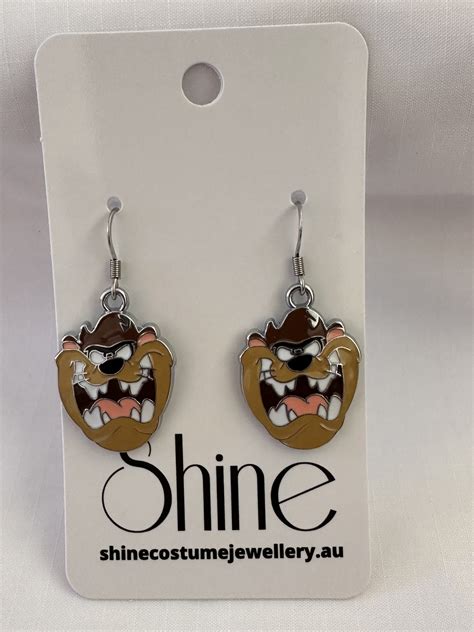 Tazzy Tasmanian Devil Cartoon Character Shine Costume Jewellery