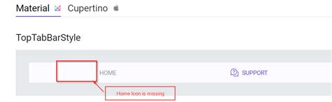 Gallery Wasmskiagtkiosandroid Tabbar Home Icon Is Missing And For Androidios Displaying