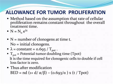 linear quadratic model ppt pptx cancer diseases and conditions
