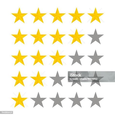 별 등급 벡터 5 별입니다 속도 디자인 평면 스타일의 그림입니다 벡터 5가지 개체에 대한 스톡 벡터 아트 및 기타 이미지 5