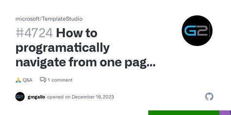How To Programatically Navigate From One Page To Another · Microsoft
