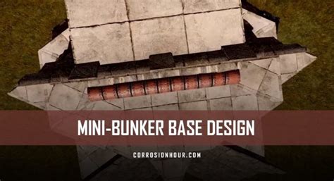 RUST Mini Bunker Base Design 2019 Duo Base Designs