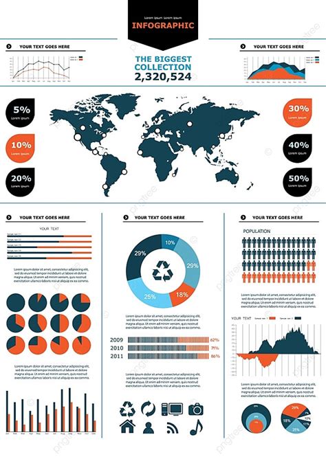 Infographic Vector Graphs And Elements Template Download On Pngtree
