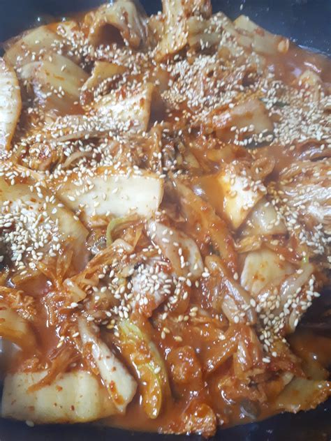 쉬운볶음김치만들기