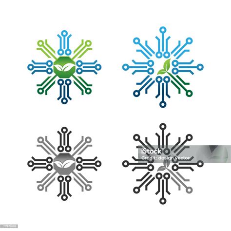 생명 공학 로고 디자인 생화학 연결 벡터 설계 식물 로고타입이 있는 실험실 플라스크 눈송이에 대한 스톡 벡터 아트 및 기타