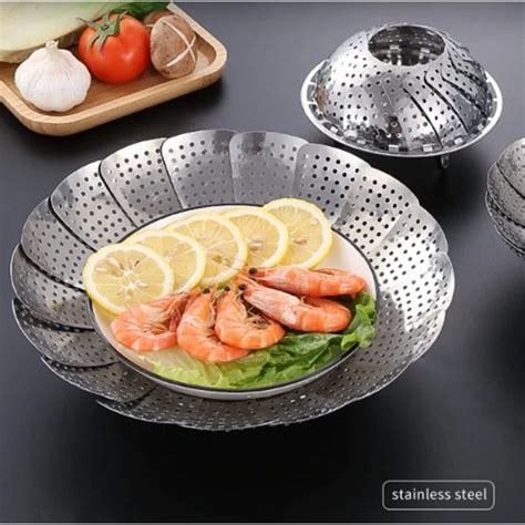 Stainless Steel Vegetable Steamer Food Steamer Bowl For Restaurant