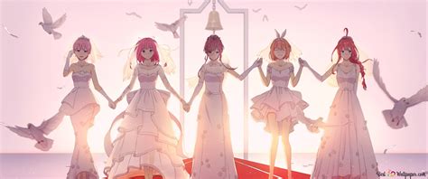 The Quintessential Quintuplets Brides 2k Wallpaper Download