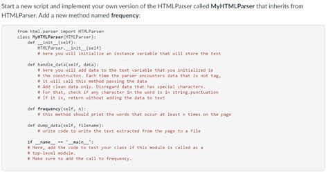 Solved Add Docstring Comments To Your Class And Each Of The Methods