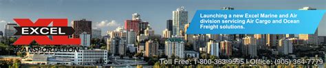 Excel Transportation Canada Coverage Service Map