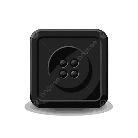 회색 배경에 단일 검정색 버튼 아이콘 벡터 흰색 배경에 있는 단순한 검정색 아이콘 그림자 없음 작은 프레임 중앙 Png