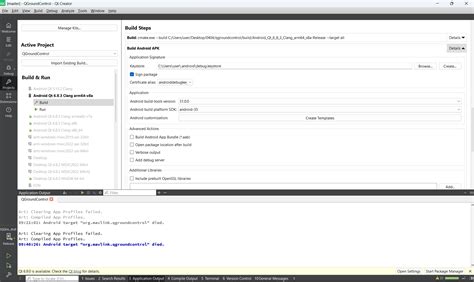 Qgroundcontrol Master Crashes On Android Clearing App Profiles Failed Development