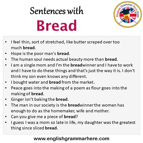 Bread Crumbs Example Sentence At Ronnie Baker Blog