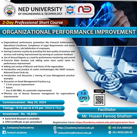 Organizational Performance Improvement Ned Academy Ccee Cmpp Ptmc