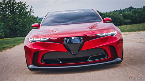 Our 2026 Alfa Romeo Giulia Render Is A Ferrari Powered Dodge Charger