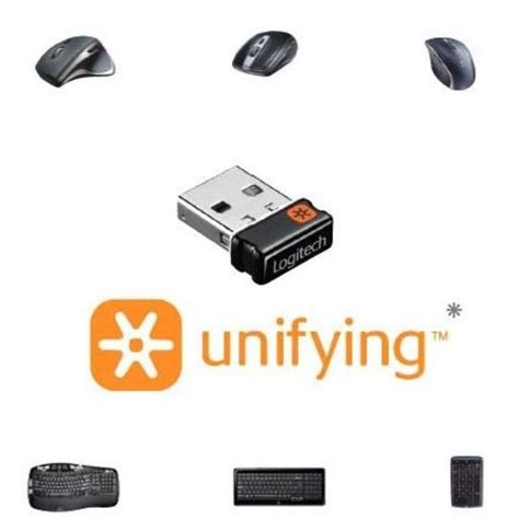 Logitech Unifying Usb Receiver For All Logitech Wireless Logitech Mice And Or Keyboards With The