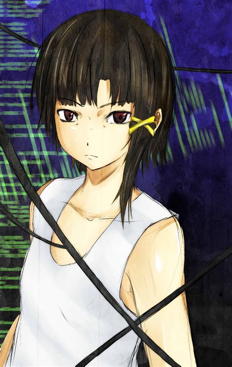 Iwakura Lain Serial Experiments Lain Drawn By Nirui Danbooru