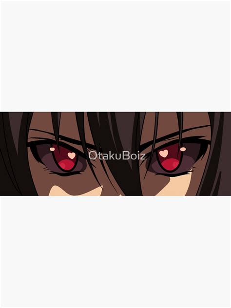 Akame Anime Slap Akame Ga Kill Sticker For Sale By Otakuboiz Redbubble