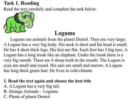 Read the text carefully and complete the task below Внимательно