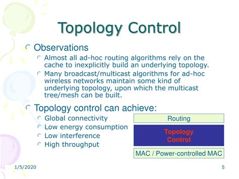 Ppt Design And Analysis Of An Mst Based Topology Control Algorithm