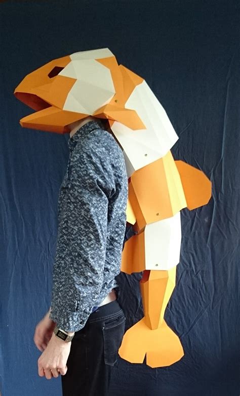 Jochems Clownfish Fish Made Out Of Cardboard Paper Mache Fish