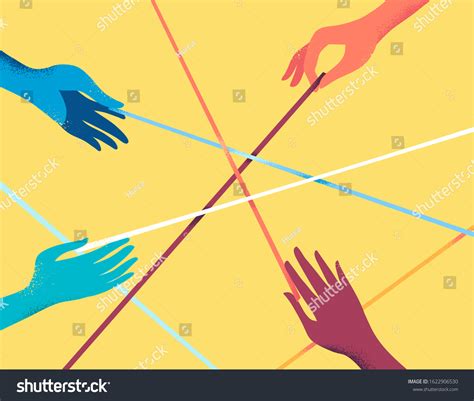 Human Hands Pulling On Strings Vector Stock Vector Royalty Free 1622906530 Shutterstock
