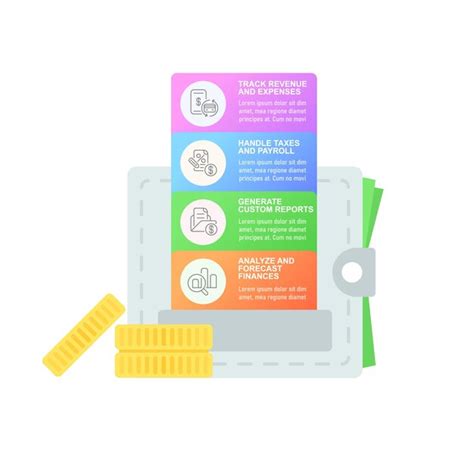 Premium Vector Accounting Infographic Chart Design Template