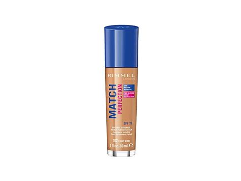 Rimmel London Match Perfection Foundation Spf 20 102 Light Nude 1 Fl