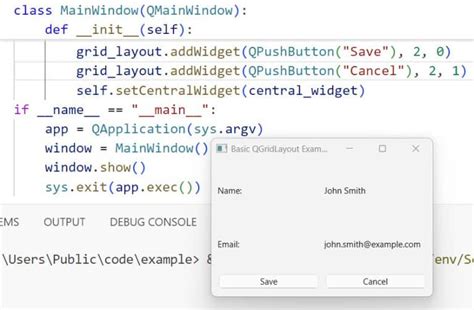 How To Arrange Widgets Using Qgridlayout In Pyqt6