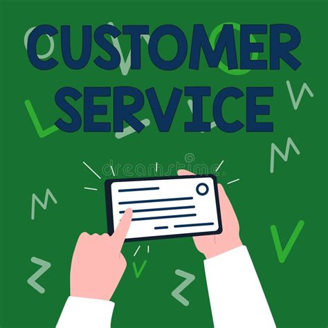 Hand Writing Sign Customer Service Business Overview Direct Interaction With The Consumers
