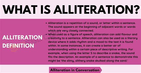 Was Ist Eine Alliteration Beispiele Und Definition Einfaches Schreiben Einfaches Lesen