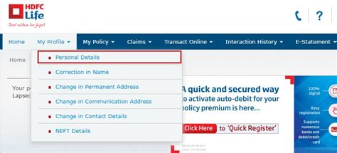 How To Make Changes In HDFC Life Insurance Policy Online PolicyX Com