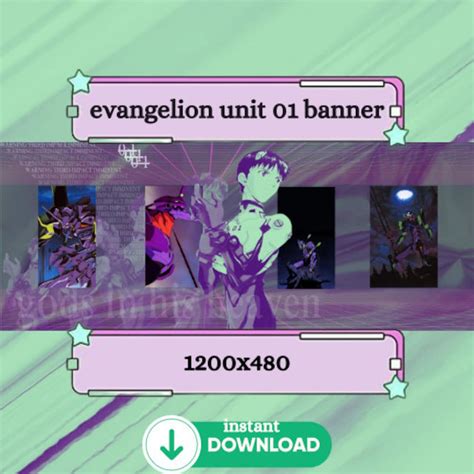Evangelion Theme Twitch Banner Evangelion Unit 01 Evangelion Cover