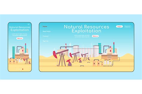 Natural Resources Exploitation Graphic By Theimg · Creative Fabrica