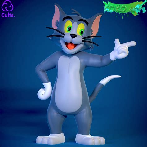 Stl File Tom 🐱・3d Print Model To Download・cults