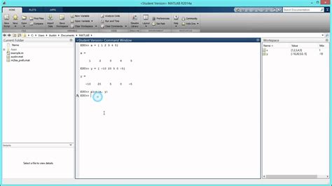 How To Plot A Simple Graph In Matlab Hd Youtube