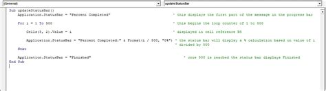 A Simple Vba Progress Bar Easy Macro