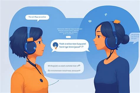 Premium Ai Image Visual Representation Of Chat Interaction Showc