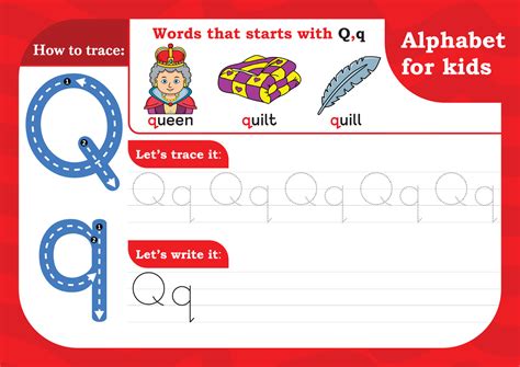 Worksheet Letter Q Alphabet Tracing Practice Letter Q Letter Q