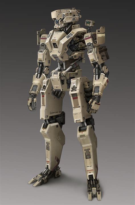 Humanoid Mech Concept Art